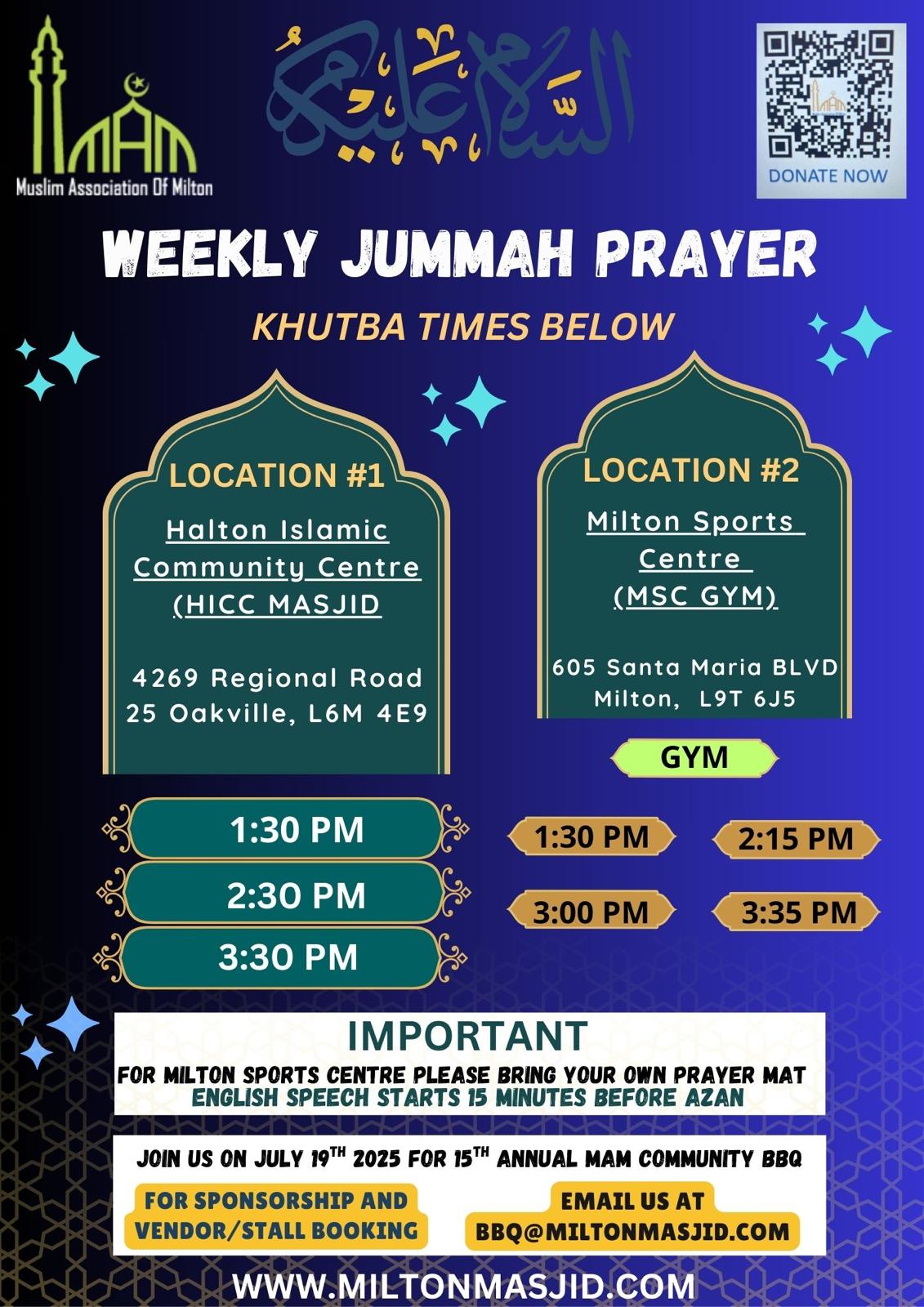Muslim Association of Milton | MAM