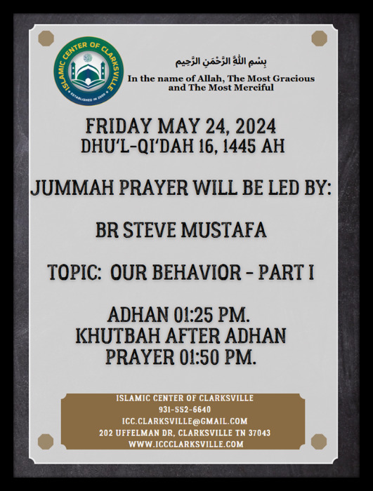 ICC | Welcome to the islamic center of clarksville