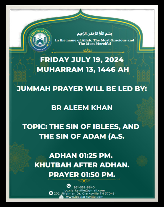 ICC | Welcome to the islamic center of clarksville