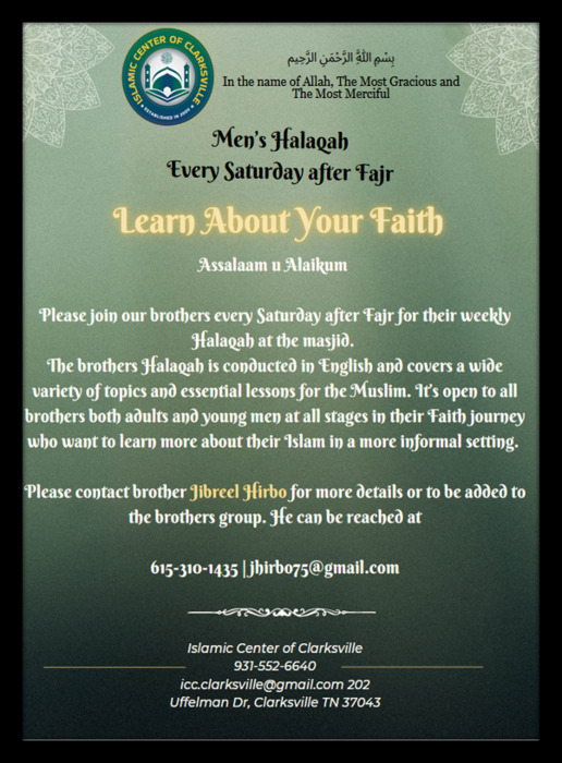 ICC | Welcome to the islamic center of clarksville